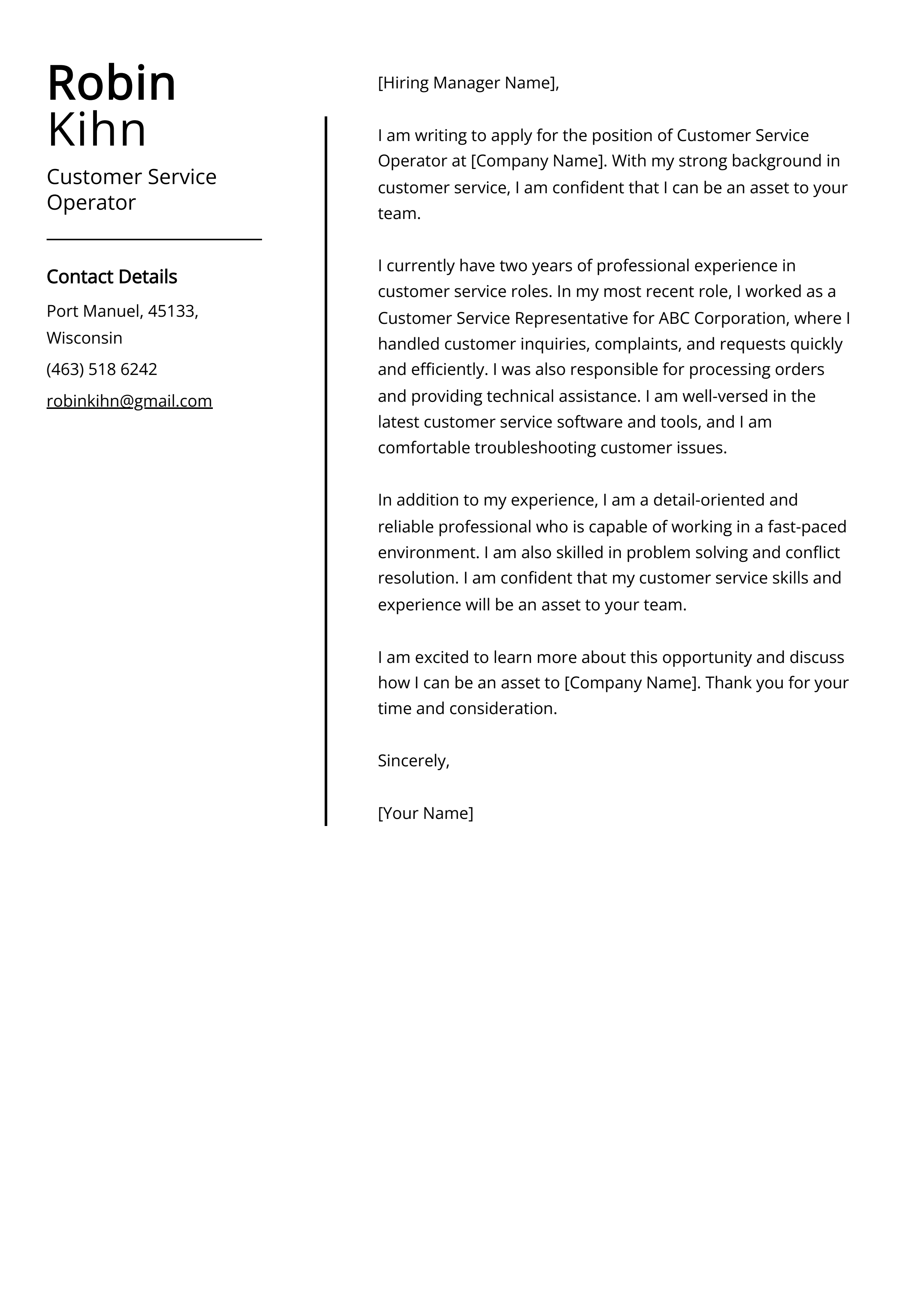Customer Service Cover Letter Examples Call Center Manager Cover Customer Service Cover Letter Examples Call Center Manager Cover