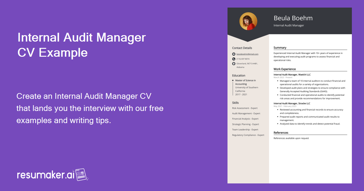 Internal Audit Resume Audit Analyst Resume Samples | QwikResume