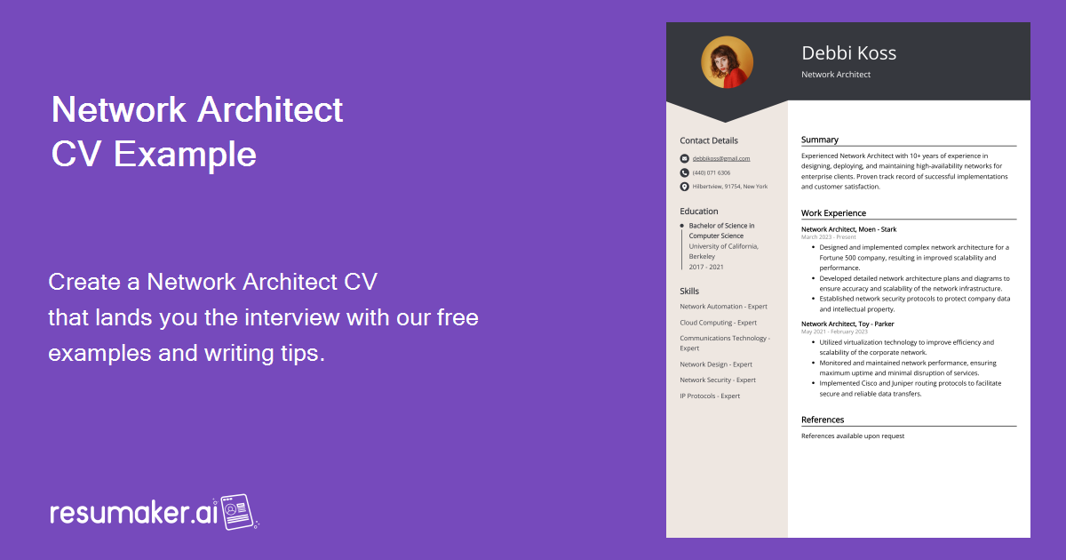 Network Architect Sample Resume